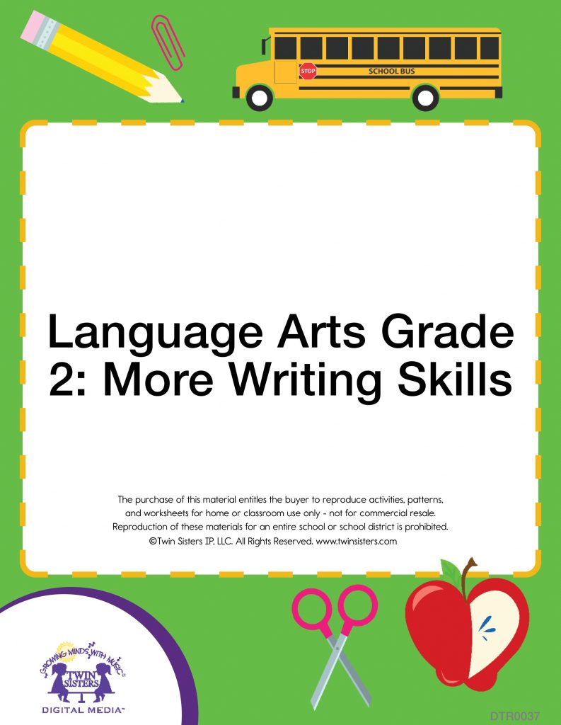 Language Arts Grade 2: More Writing Skills | Twin Sisters