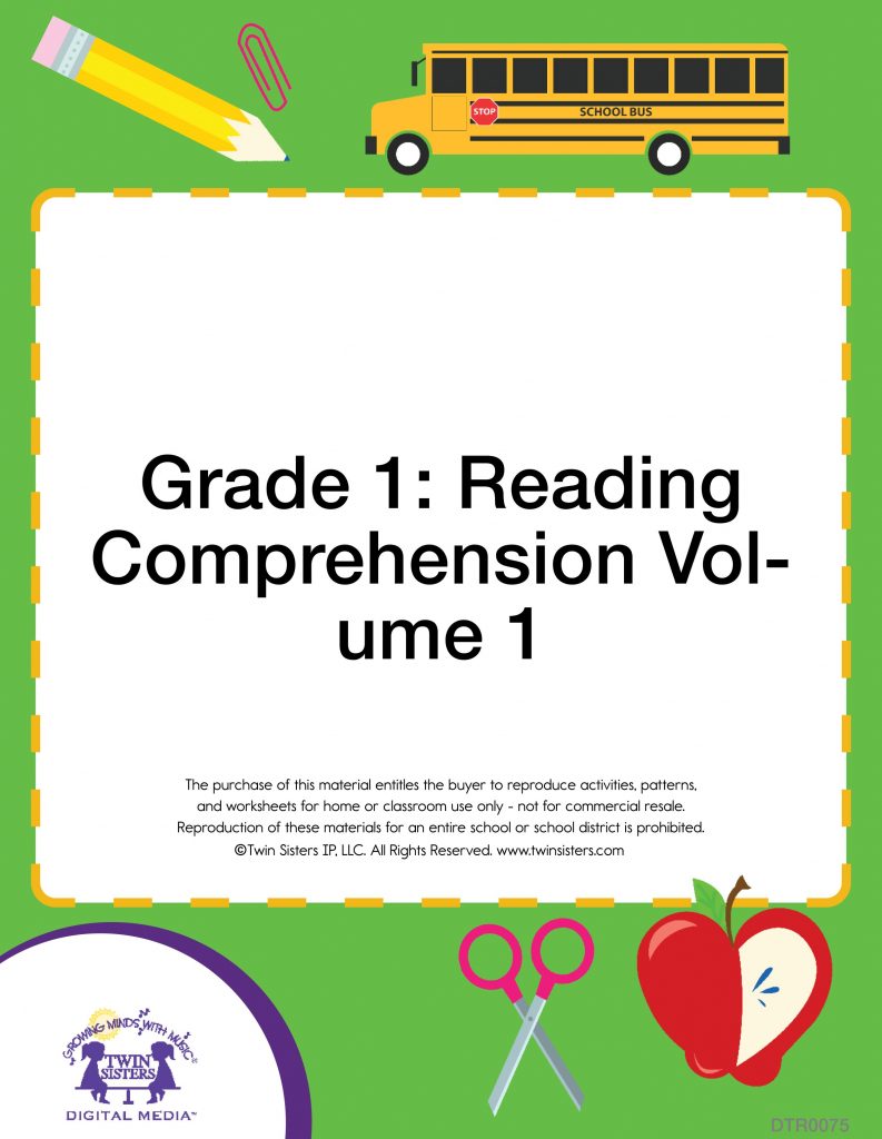 Grade 1: Reading Comprehension Volume 1 | Twin Sisters