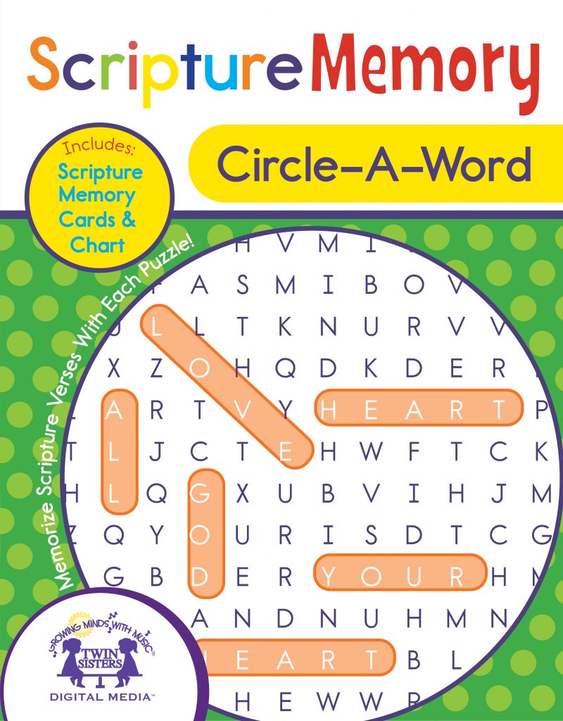 Scripture Memory Circle-A-Word | Twin Sisters